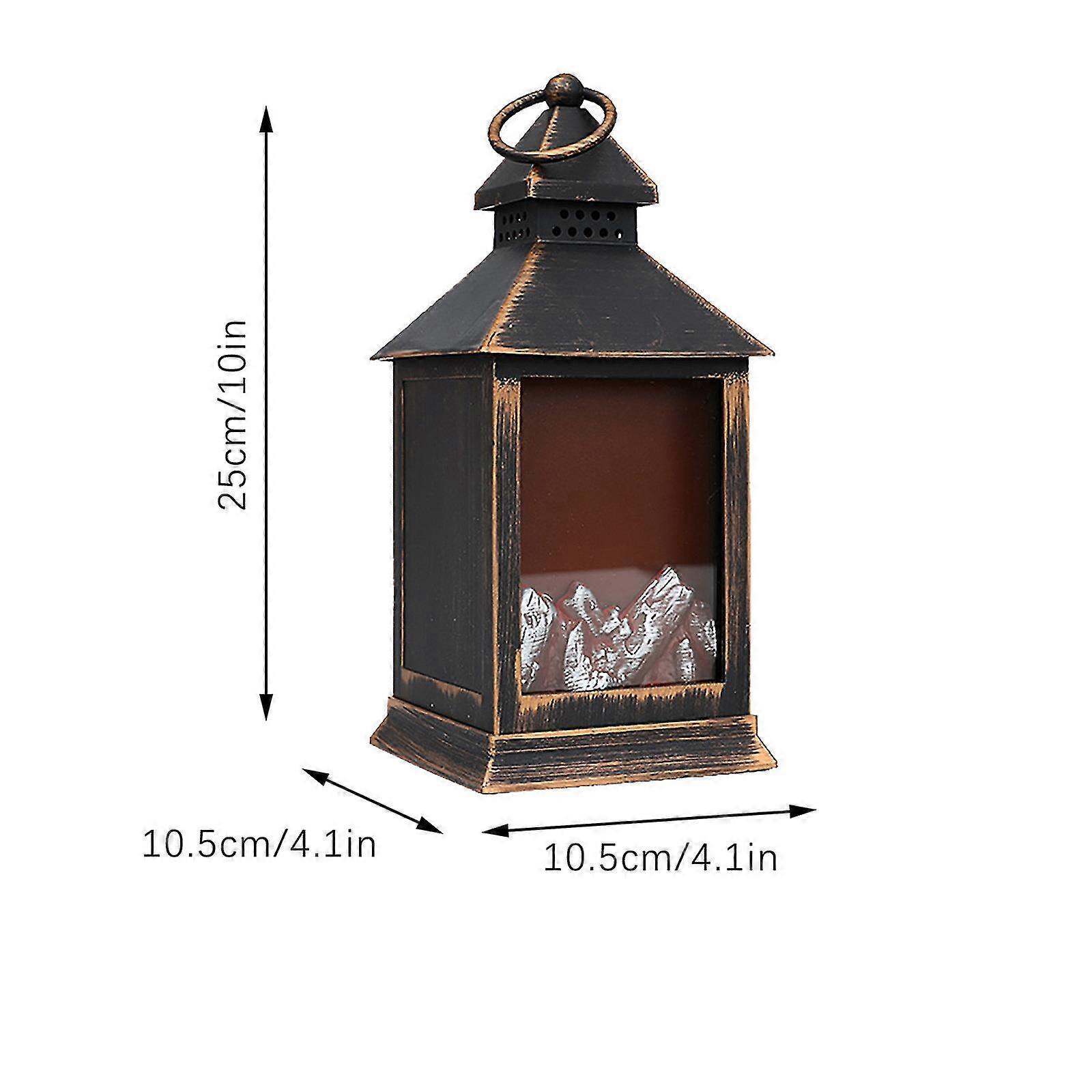 Christmas Firewood Wind Lamp Bar Desktop Scene Layout Fireplace Lamp ...