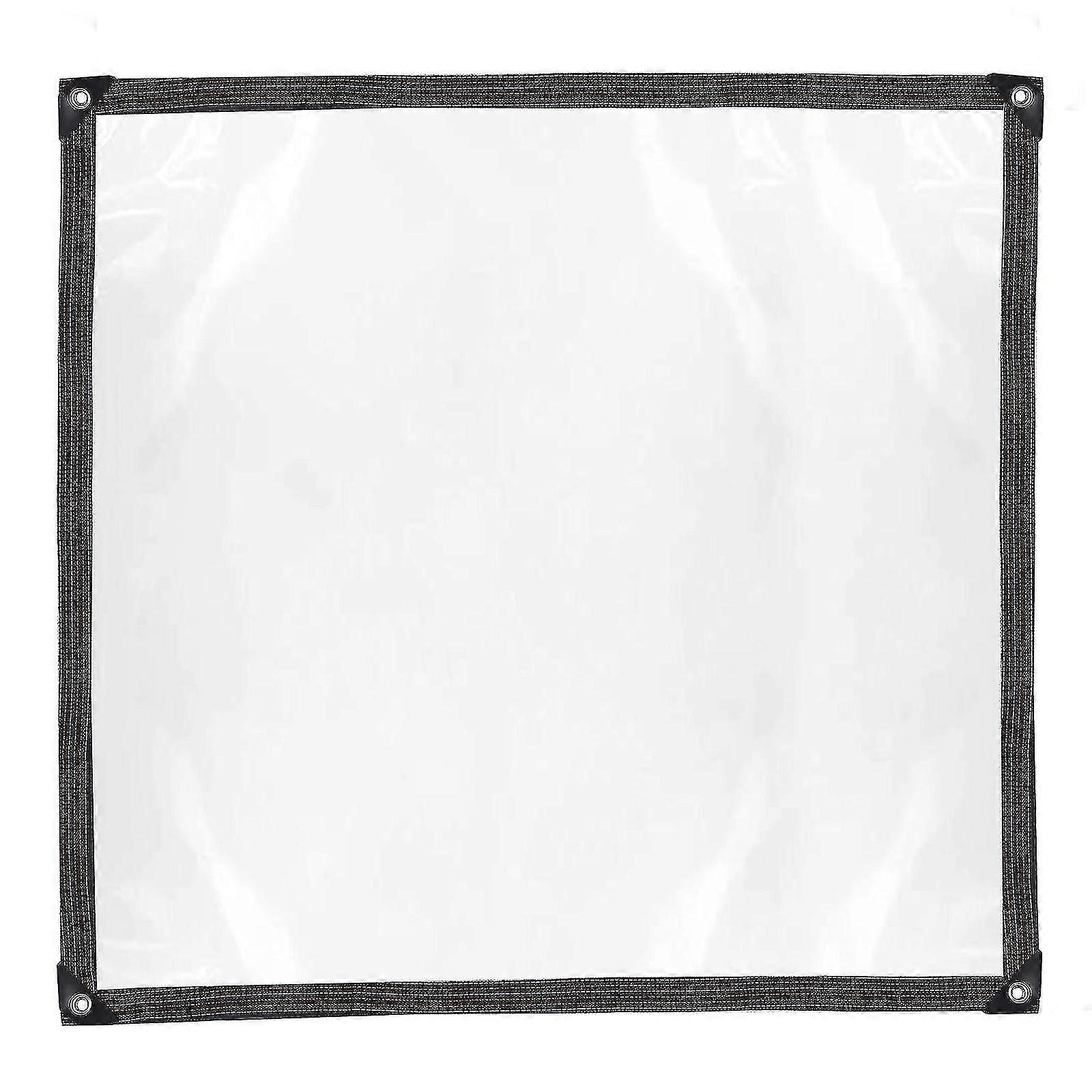 Uv Resistant Clear Tarps - Waterproof Pvc Rain Film With Metal Grommet ...