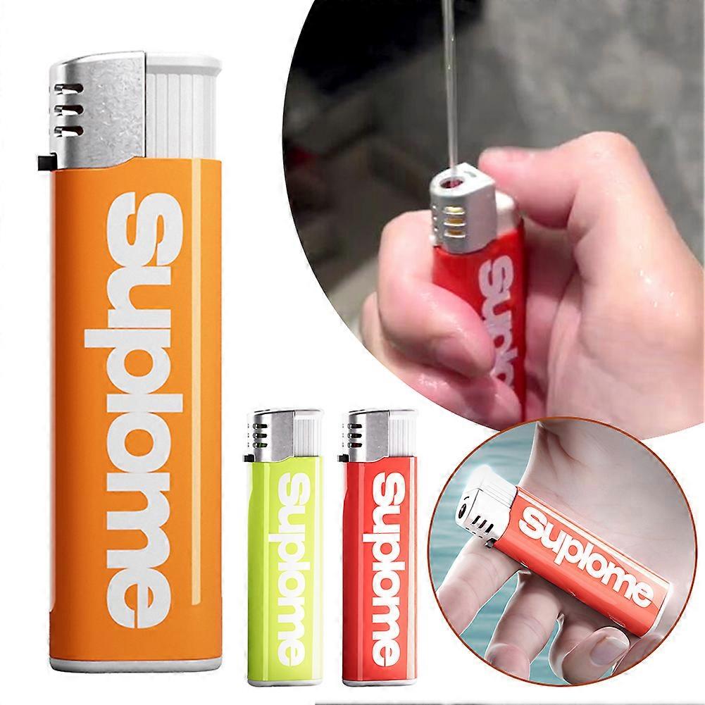 Simulation Mini Lighter Watergun Toy Hilarious Squirts Water Playthings ...