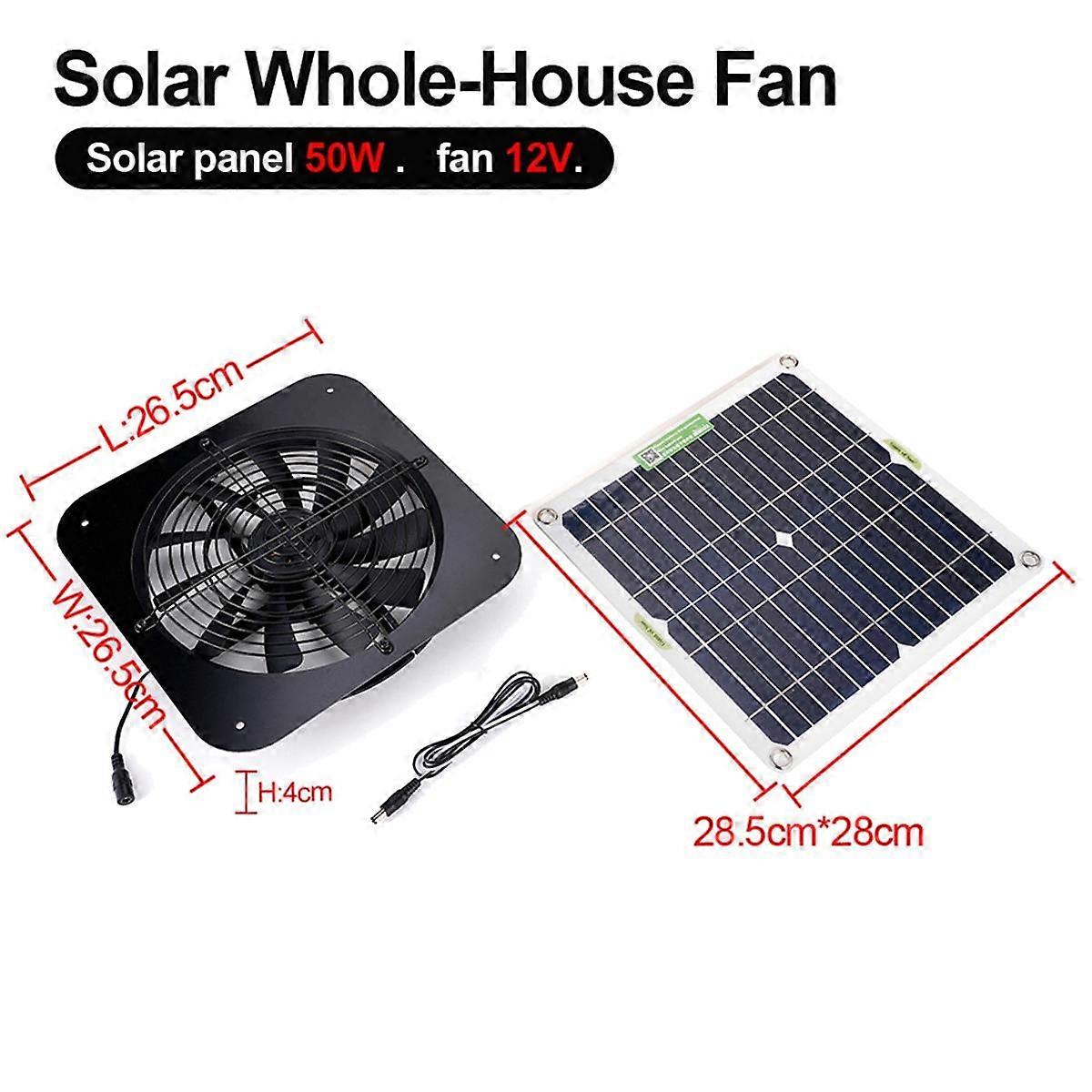 Mono-Polycrystalline Solar Panel with 13.5 Inches Exhaust Fan Bracket ...