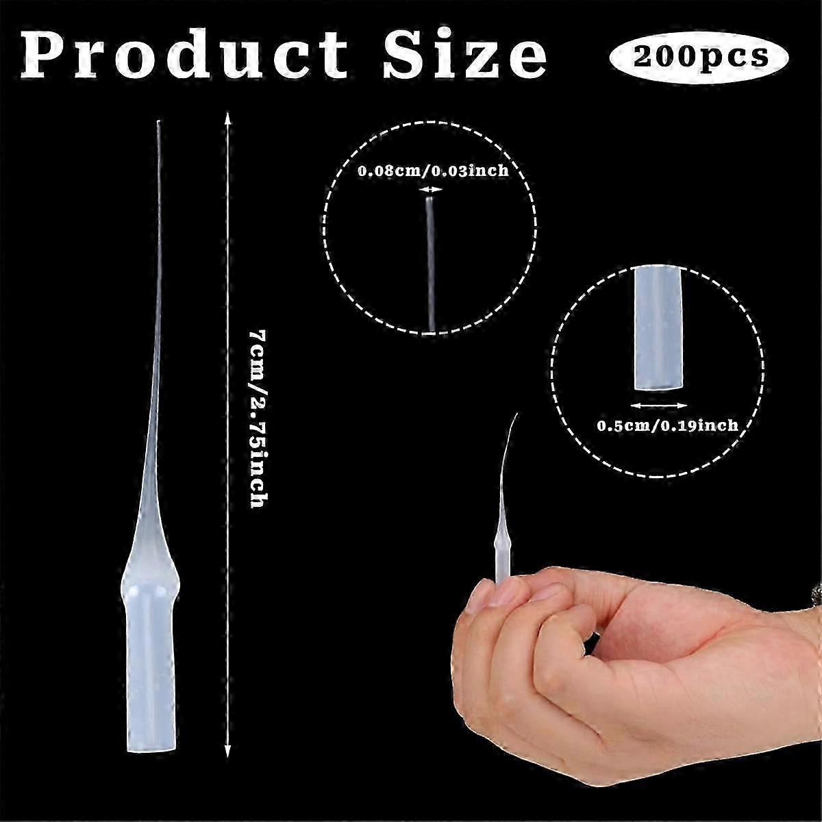 200Pcs Glue Mini Tips Micro-Tips Glue Extender, Mini Glue Tips ...