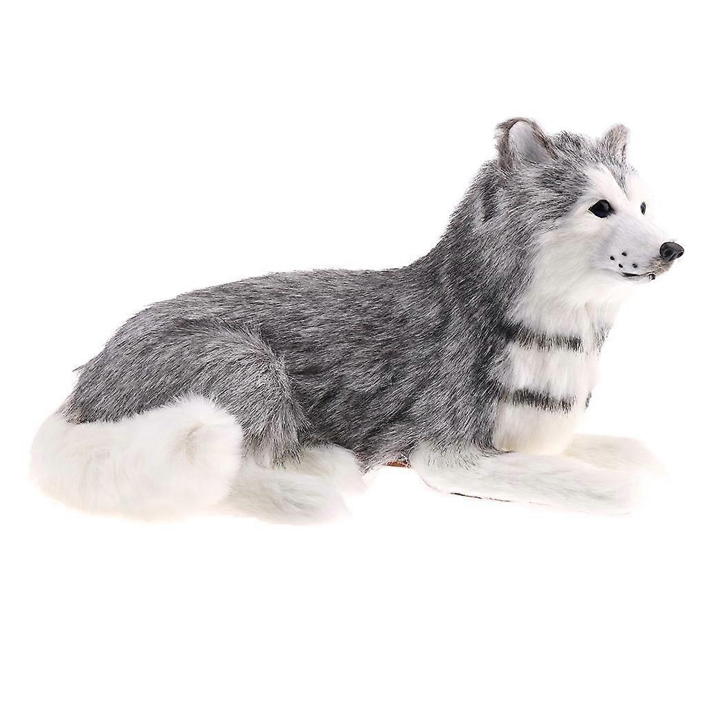 Husky Dog Figure Farm Animals Decoration Figurine | Fruugo UK