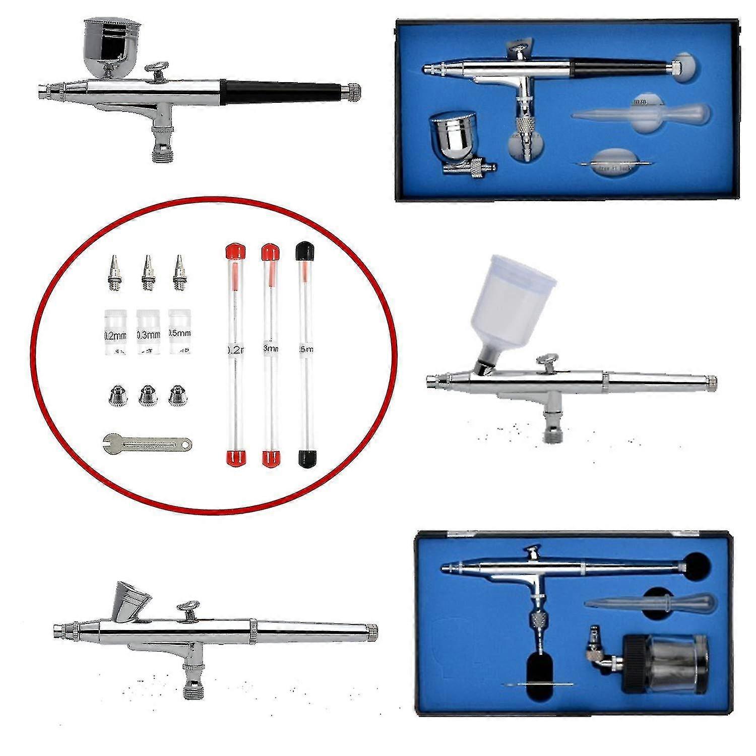 Nozzle Cap, Needle And Nozzle For Ab130 Airbrush, Of 0.2 Mm, 0.3 Mm, 0. ...