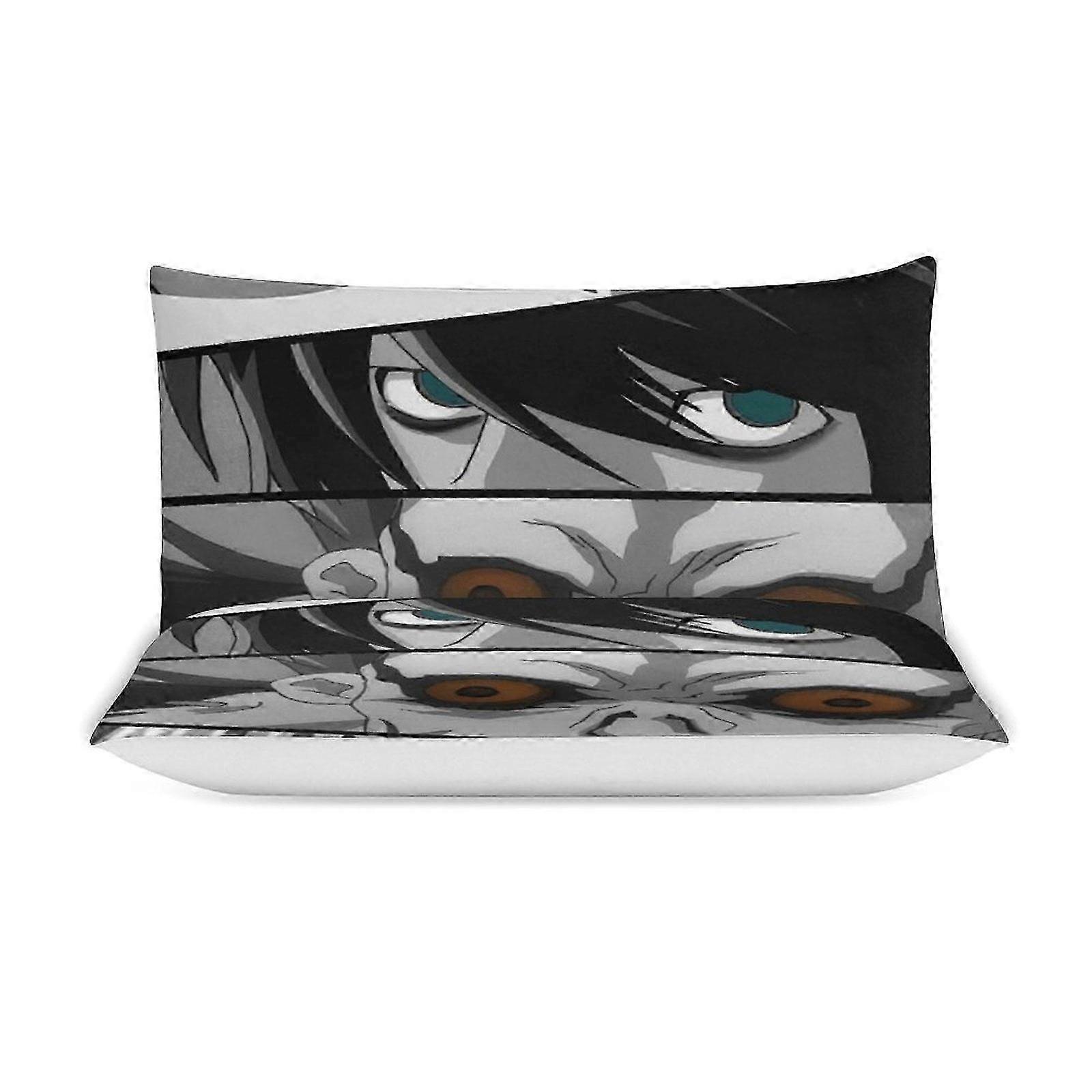 o875 Bed Sheets Death Note Anime Home Bed3-piece Set,Lightweight and ...