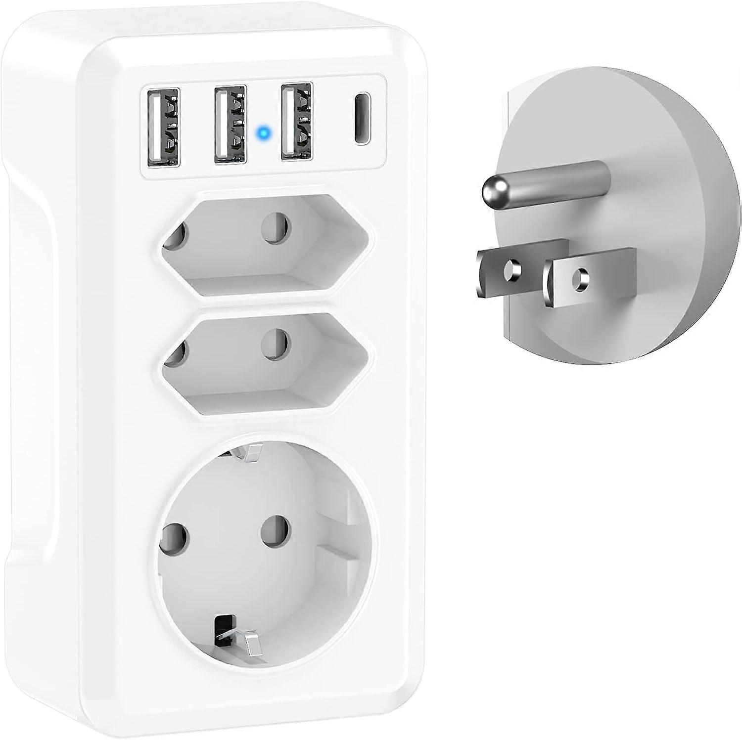 Adapter of US Canada outlet, Adapter of French vs US outlet 7 in 1 with ...