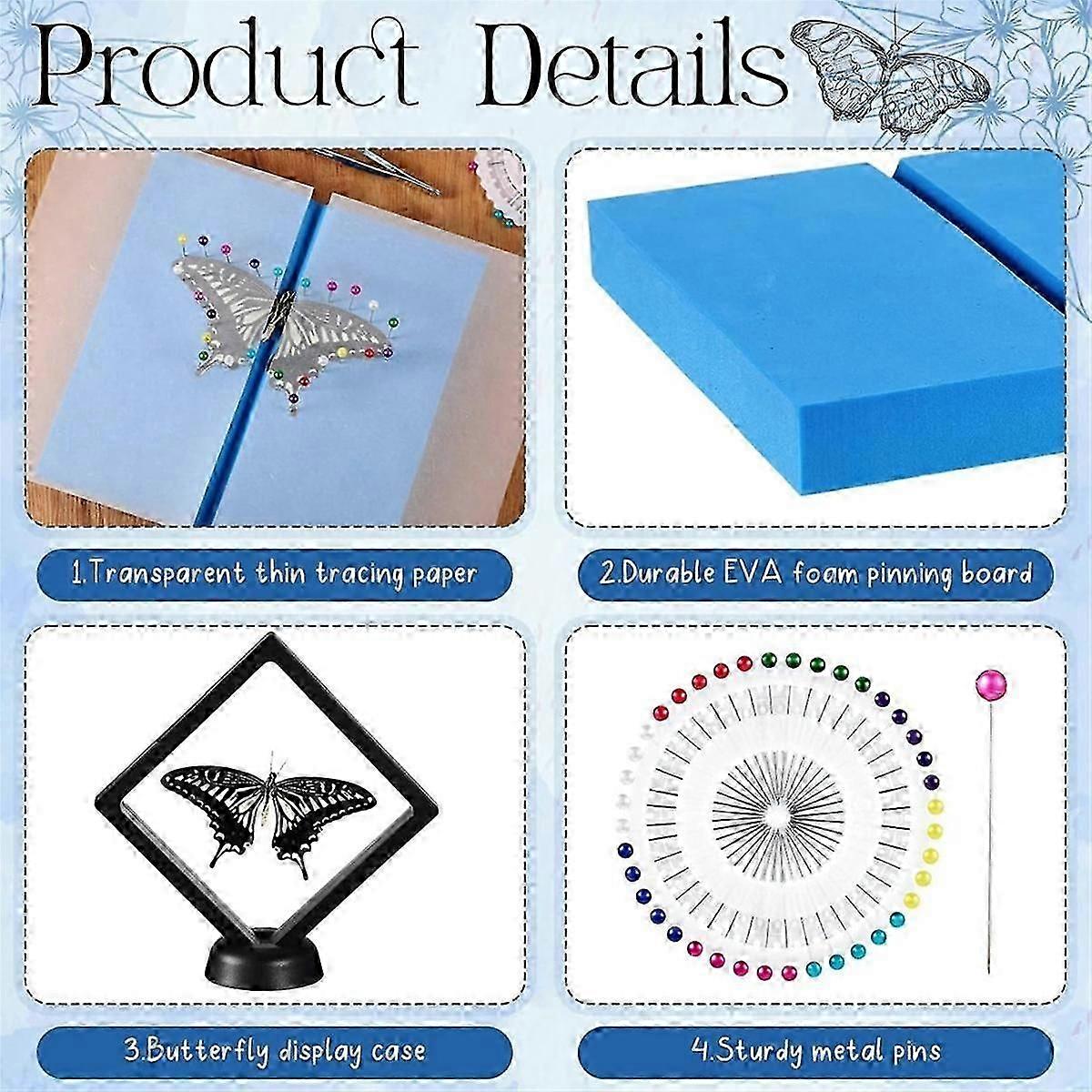 Insect Specimen Tool Kit Butterfly Specimen compatible with Classroom ...