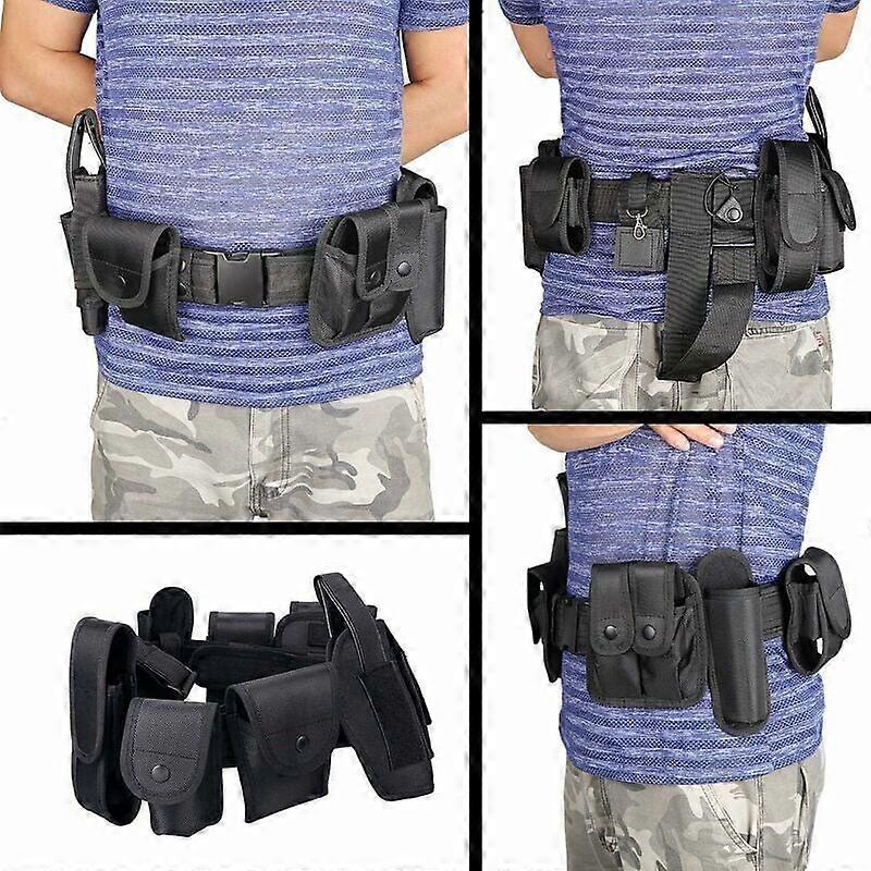 10-in-1 Tactical Utility Belt for Police, Security, Hunting, with 9 ...
