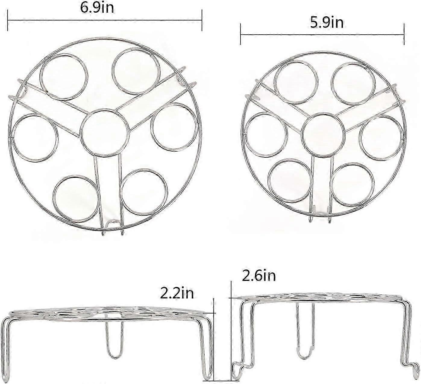 Stainless Steel Egg Steamer Rack for Instant Pot, Pressure Cooker ...