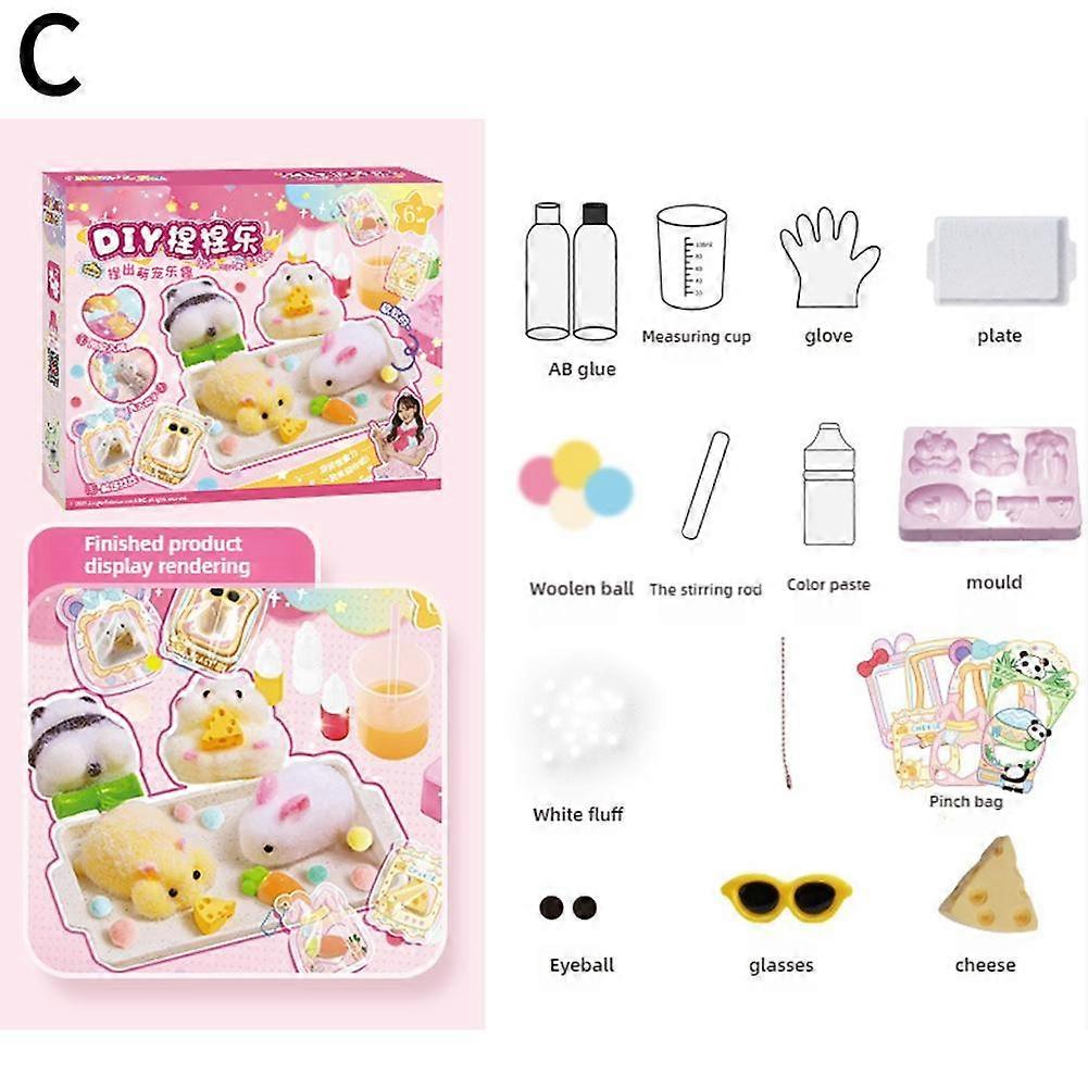 DIY Squeeze Toys Kits,Make Your Own Squishies,Animal Mini Squishies ...