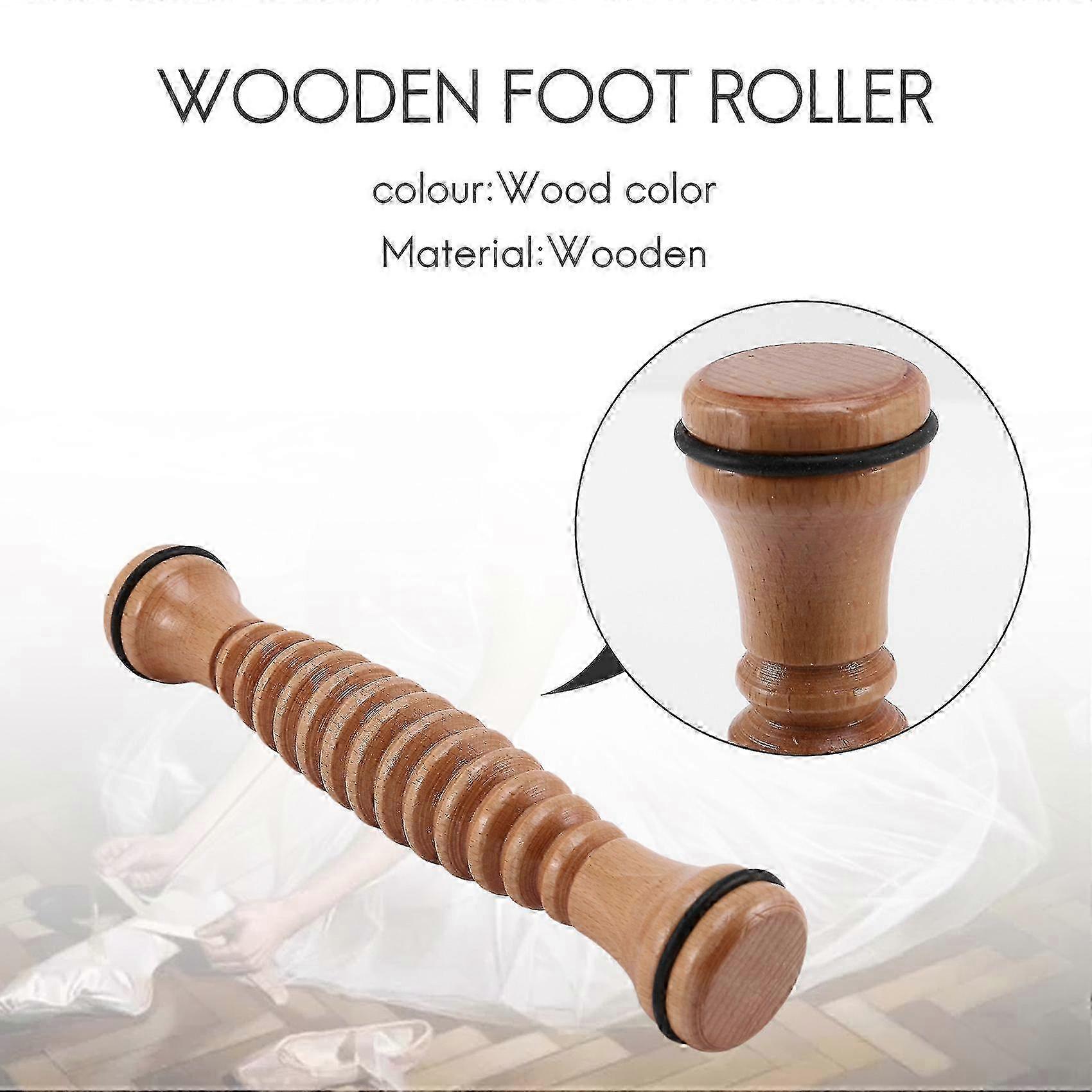 Foot Massager Instep Shaper Foot Roller Wooden Foot Roller Relaxation ...