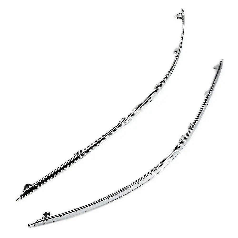 Pair Front Bumper Chrome Trim For Mercedes-Benz W204 C300 C350 2008 ...