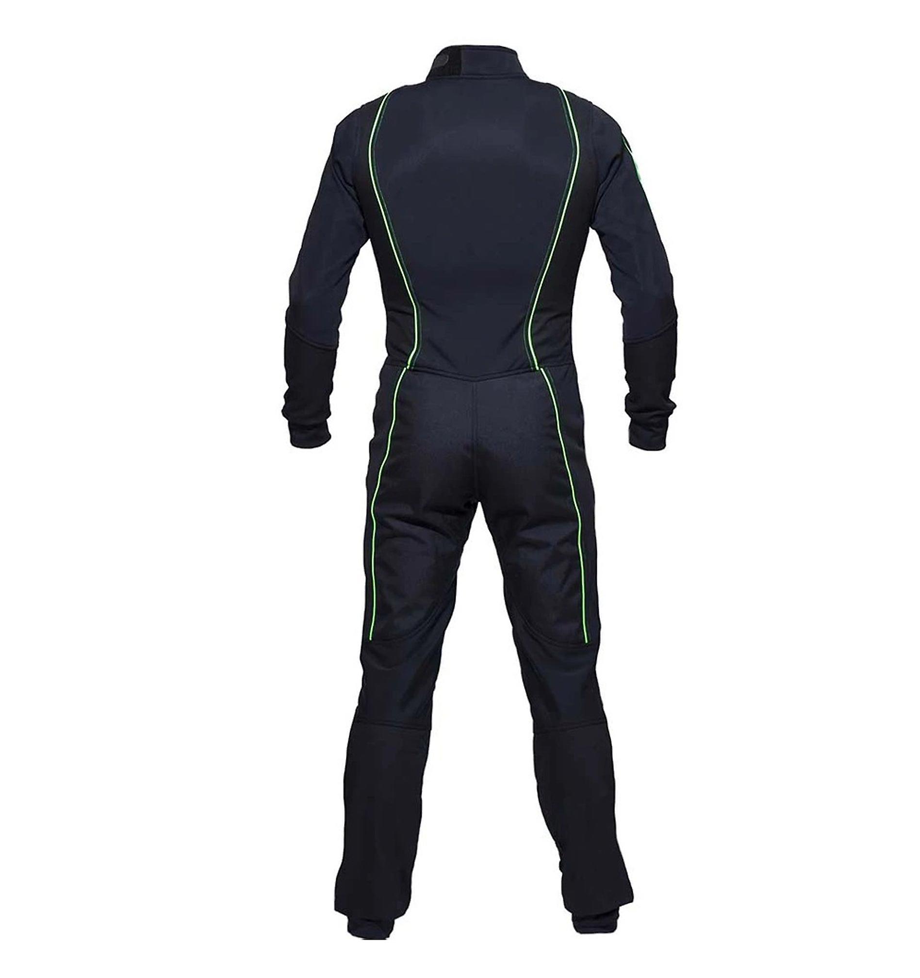 Freefly Skydiving Suit In Black And Green Color | Fruugo UK