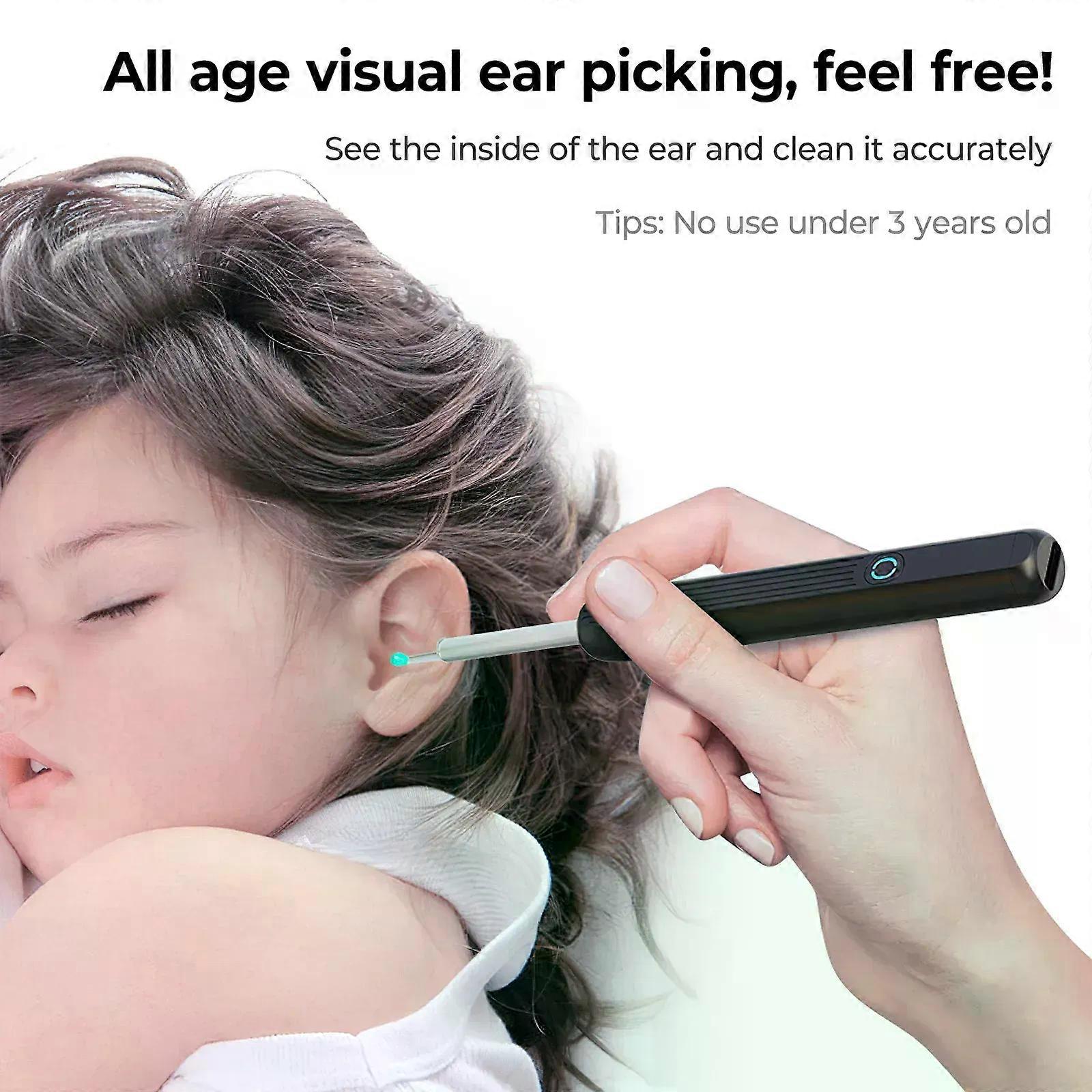 Wireless Smart Visual Ear Cleaner 1080P Ear Stick Otoscope NE3 Ear Wax ...
