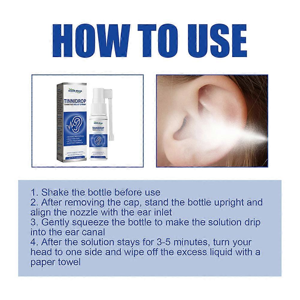 1-3X Tinnitus Ear Drops Ear Ringing Gentle Relieving Health Discharge ...