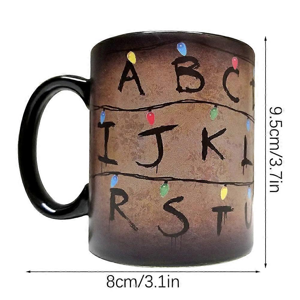 Fun Novelty Color Changing Ceramic Mug, Temperature Heat Sensitive ...