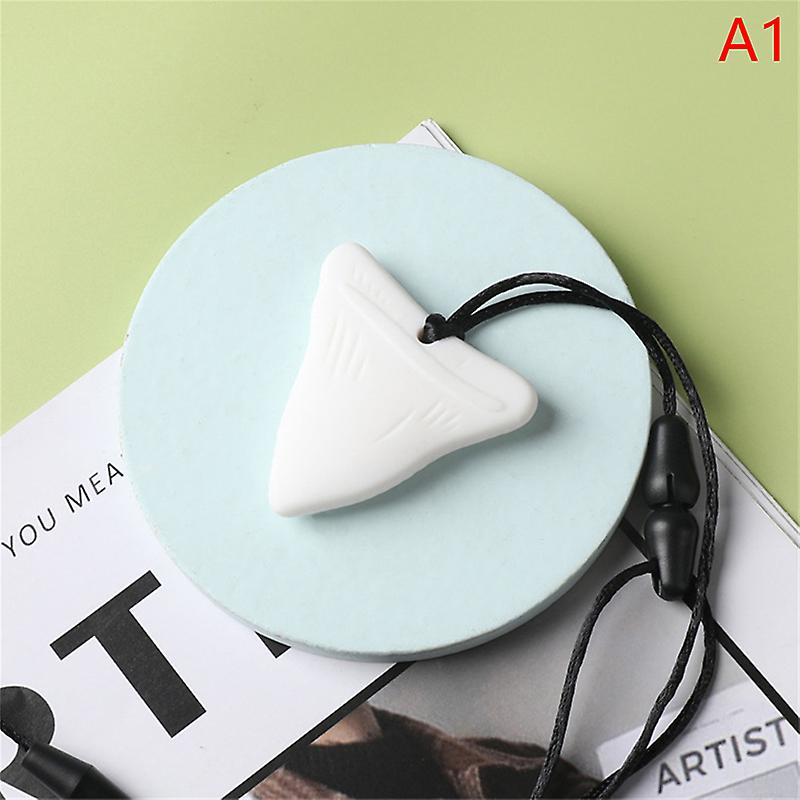 Necklace Brick Chewy Kids Silicone Triangle Fangs Toys Silicone Teeth ...