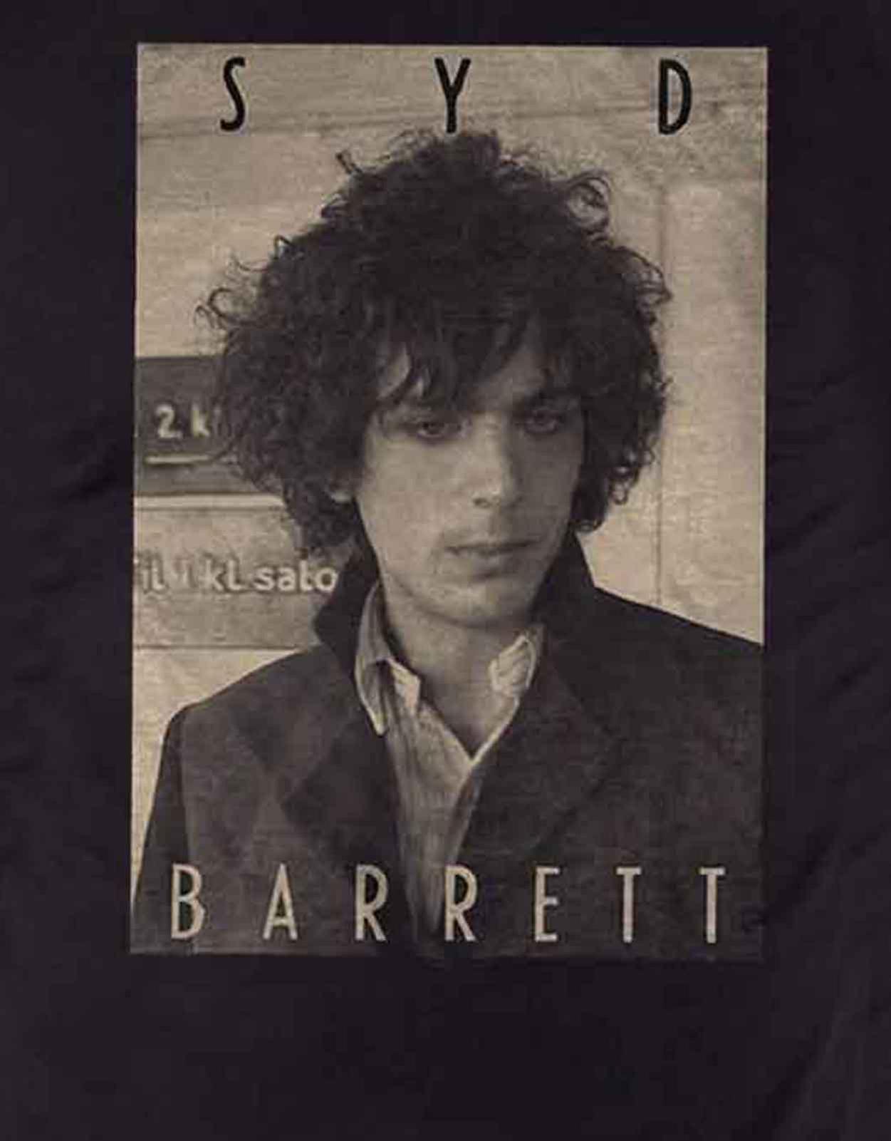 Syd Barrett T Shirt Sepia Photo Portrait Logo Pink Floyd new Official ...