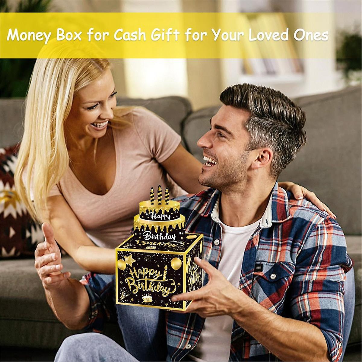 Money Box For Cash Birthday Money Box Gift Set With Birthday Card And ...