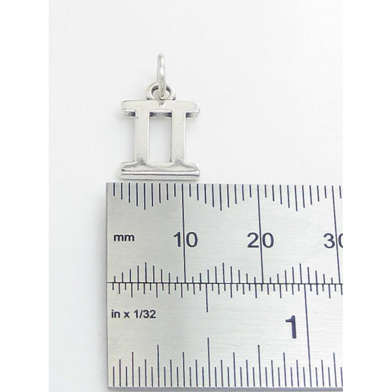 Roman Numeral Number 2 Sterling Silver Charm .925 X 1 Ii Numerals ...