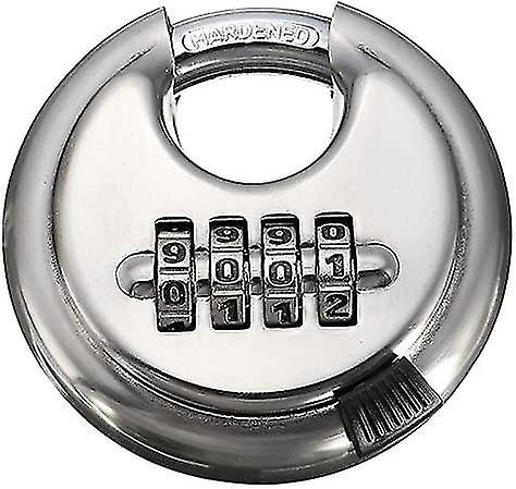70mm Combination 4 Position 304 Stainless Steel Discus Disc Padlock ...