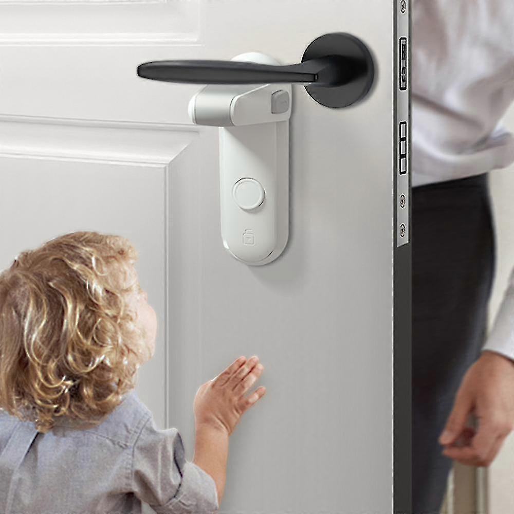 childproof Door Lever Lock, Baby Safety Door Handle Lock, Easy To ...