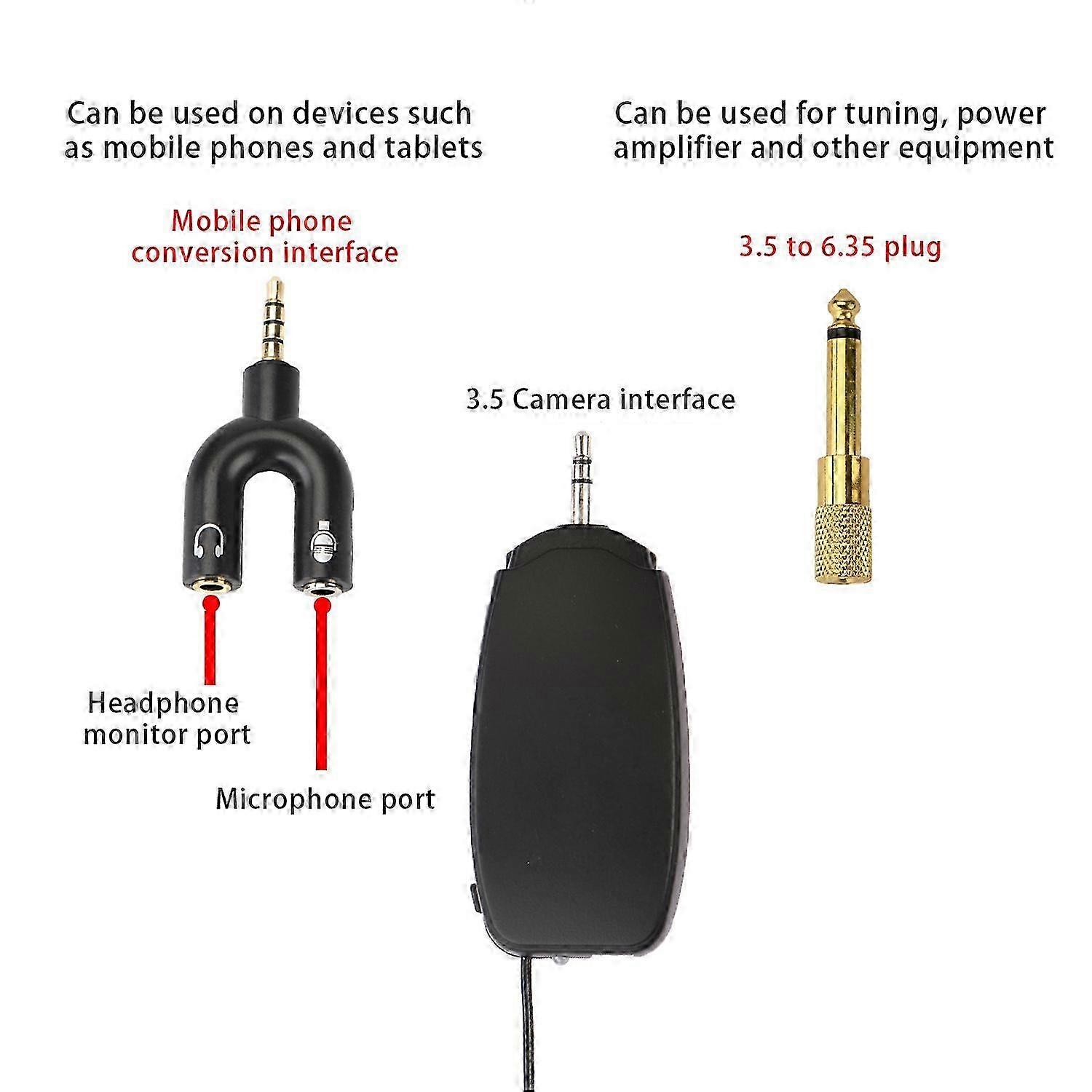 Wireless Headset Microphone Headworn Headset Loudspeaker Microphone ...