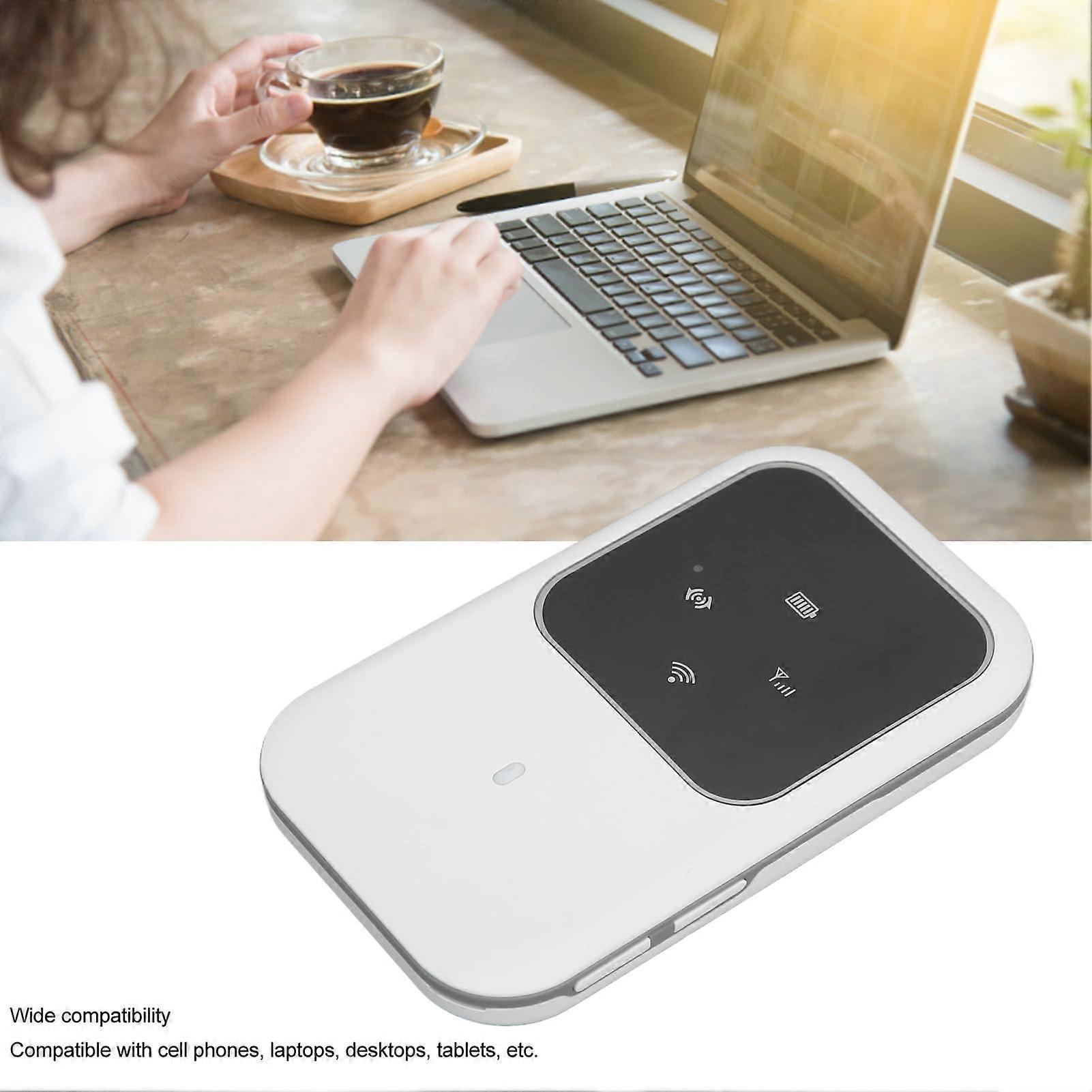 Portable 4G WiFi, Mini Mobile WiFi Hotspot with SIM Card Slot, Portable ...