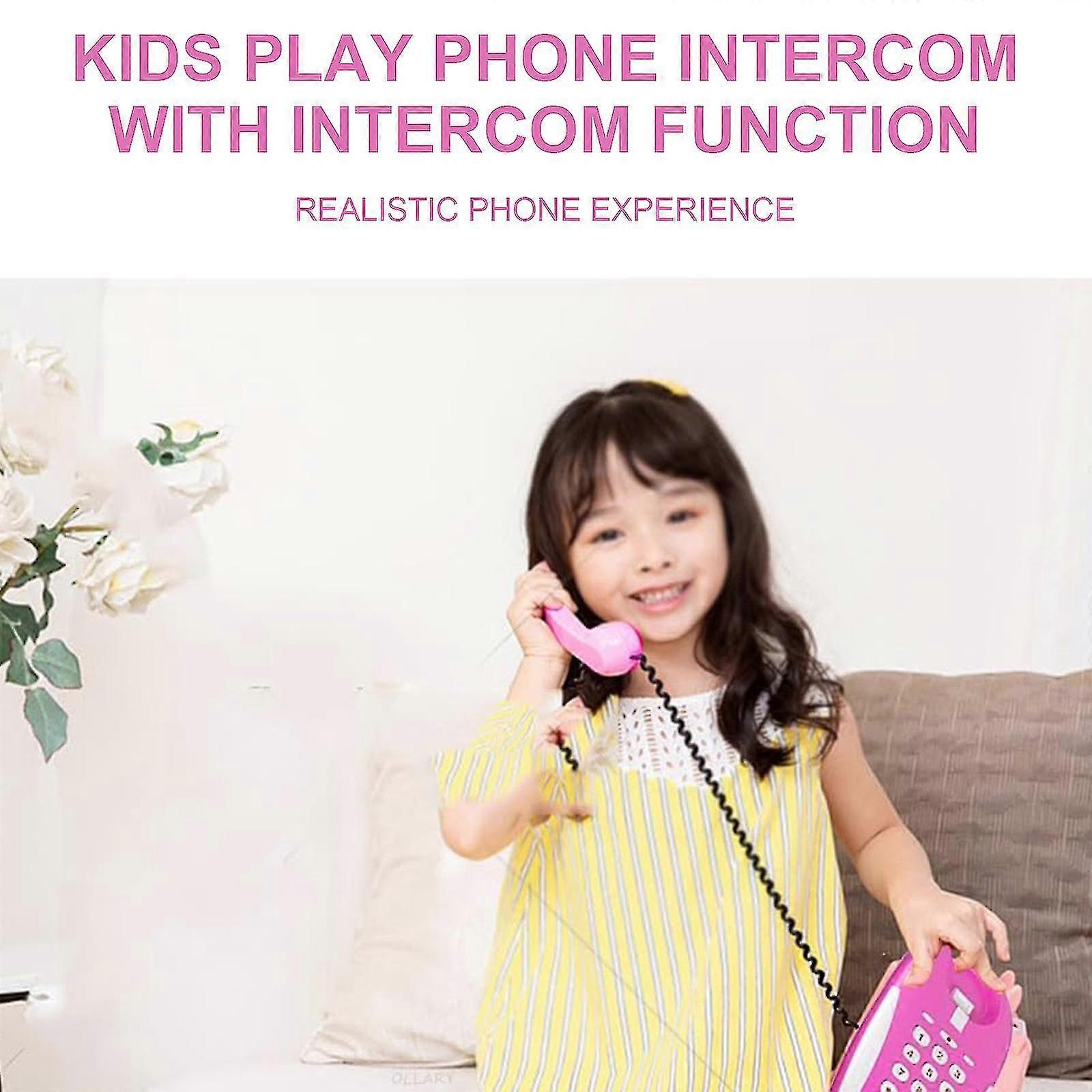 Realistic Call Simulation Wired Intercom Phone, Children's Playhouse ...