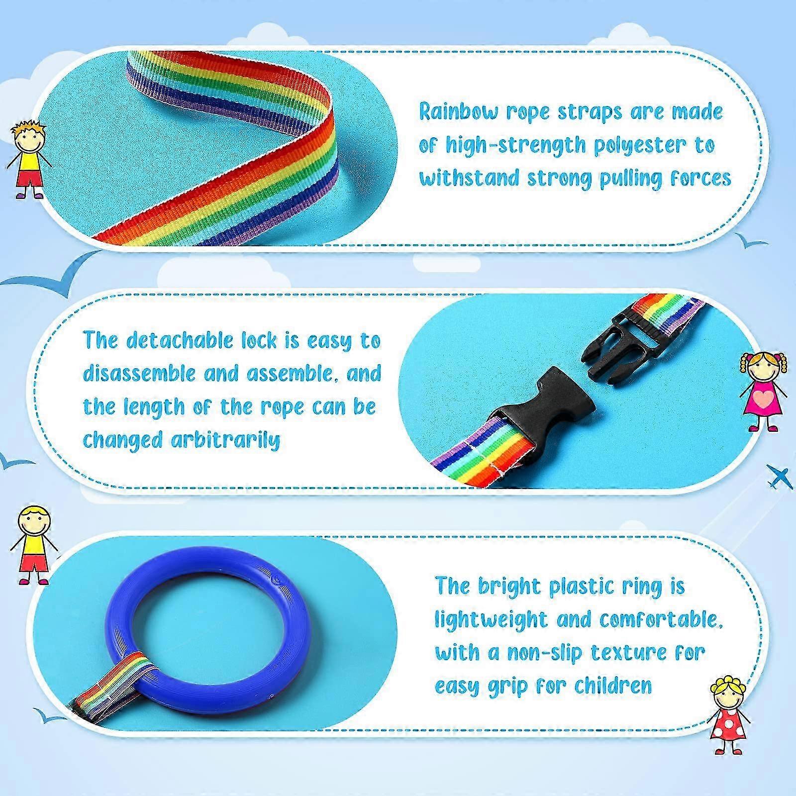 24 Sets Walking Rope for Preschool Toddlers Safety Walking Rope Kids ...