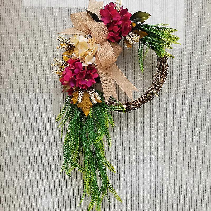 Spring Wreath, Spring/Summer Wreath, Spring Wreath with Bow, Poppy ...
