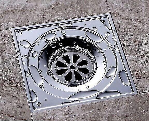 Stainless Steel Square Shower Grating Waste Tile Insert Square Floor ...