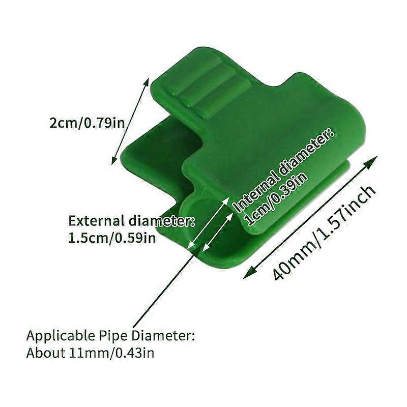 Greenhouse Fixings, 20 Pack Greenhouse Film Fixing Clips, Laminated ...