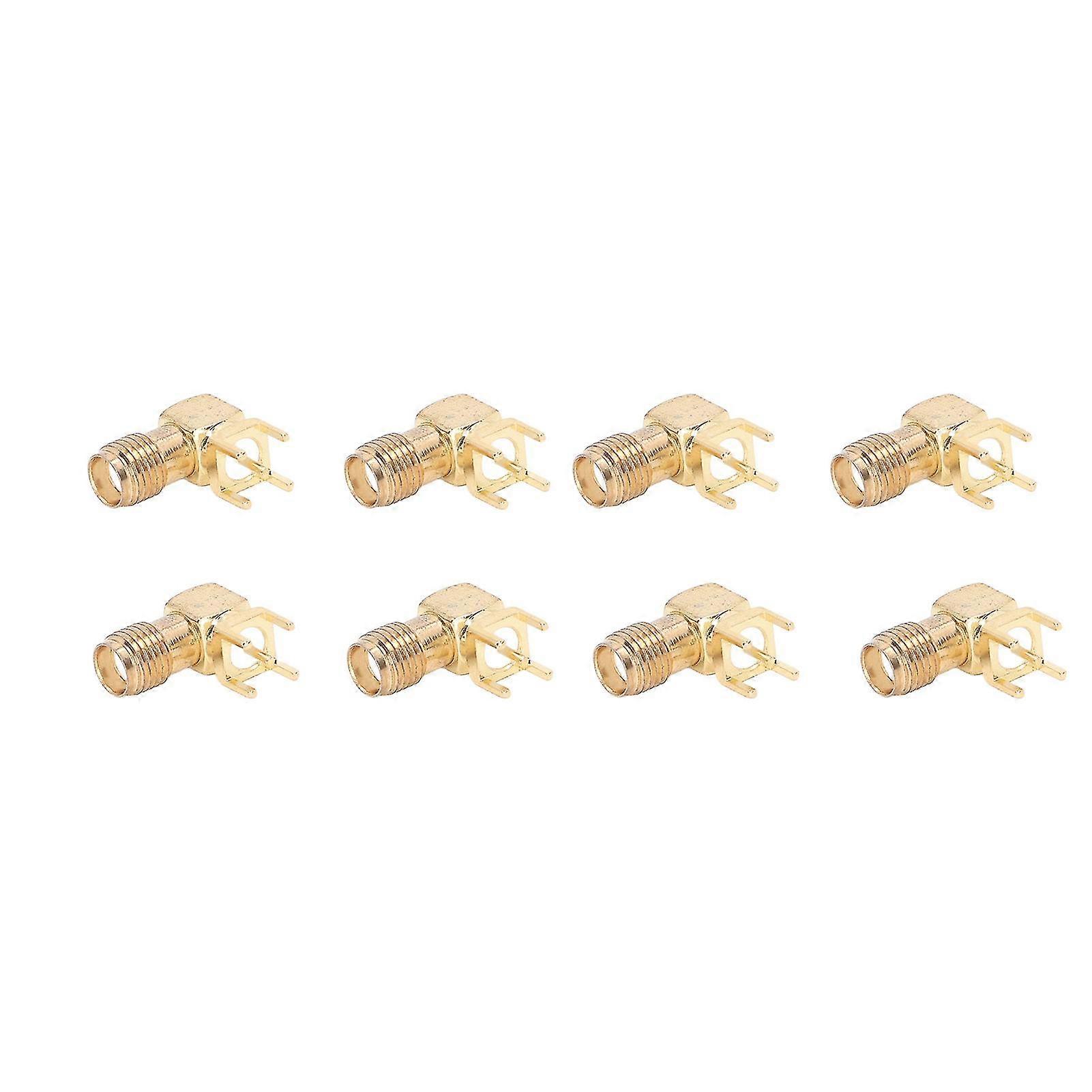 RF Connector Panel 90 Degree 4 Pin Coaxial Adapter 10Pcs Antenna Base ...