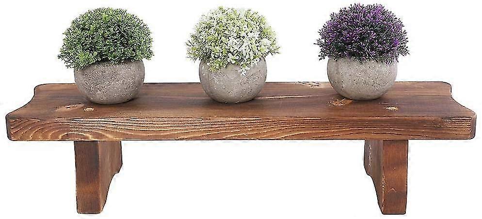 Træ Blomsterstativ Lagdelt Planter Holder Plads Besparelse Træhylde ...