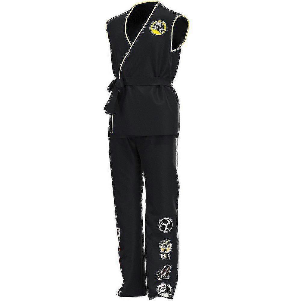 Anime Game Kof Costume Cobra Kai Val Armorr Karate Uniform | Fruugo UK