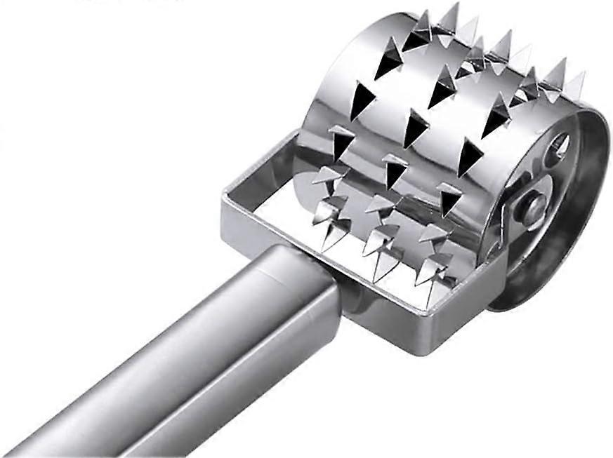 Meat Tenderizer Stainless Steel Meat Tenderizer with Handle Roller ...