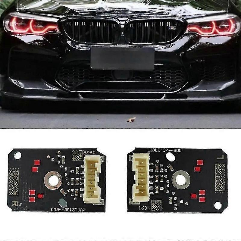 G30 G38 F90 M5 G31 G32 GT CSL Yellow DRL Blue Angel Eyes Red Daylight ...