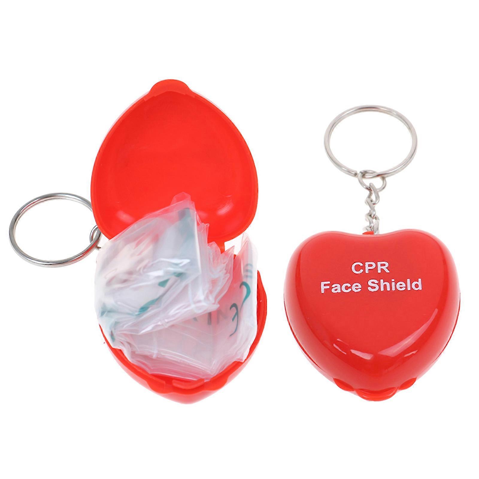 CPR Face Shield Mask Keychain Keying Emergency CPR Face Shields ...