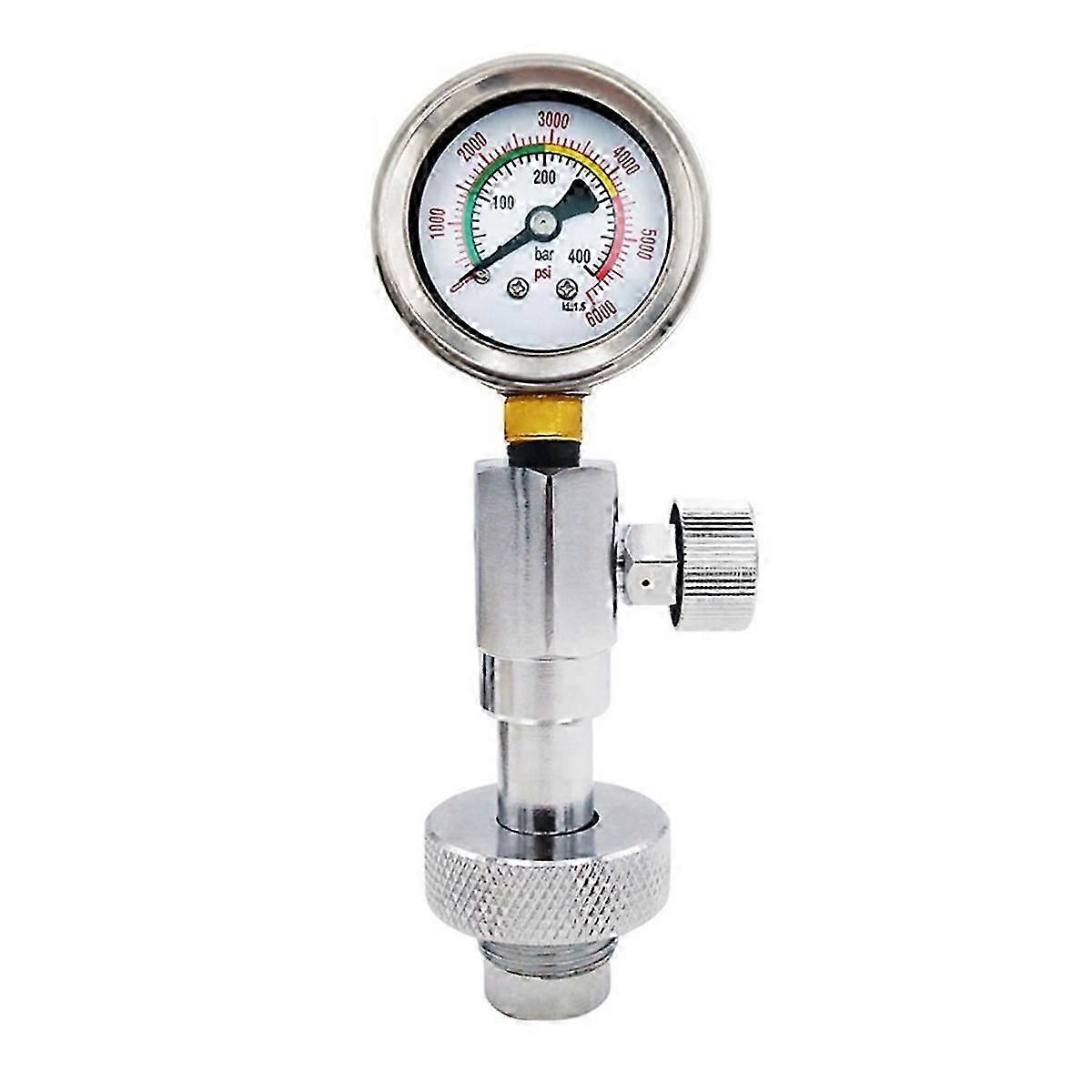 DIN Air Tank Pressure Checker with 400Bar Gauge Scba Tank Pressure ...