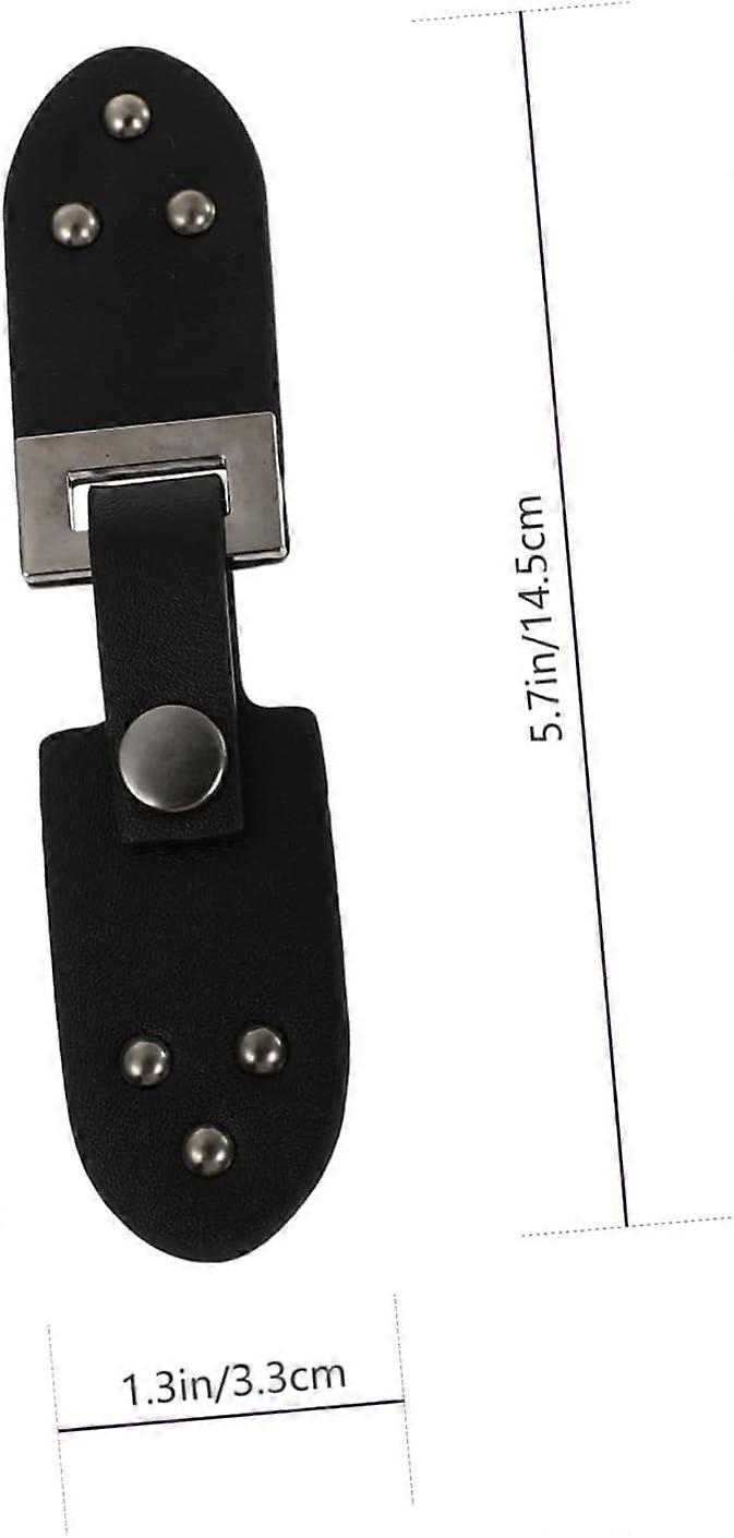 5pcs Leather Buckle Coat Fastener Button down Dress Coat Toggle Buckles ...