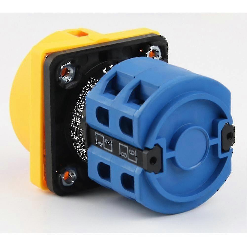 25A 4Poles Isolator Switch, Rotary Cam Switch with Padlock, 48x48mm ...
