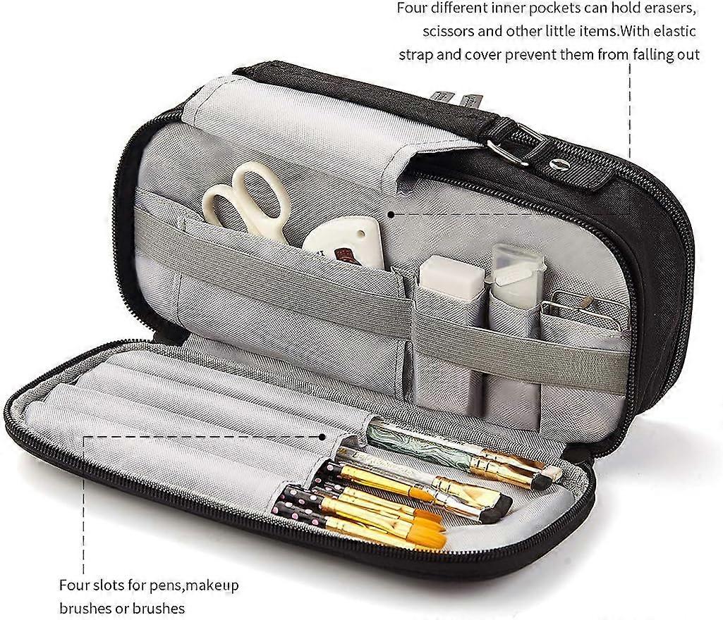 Big Capacity Pencil Case Stationery Storage Large Handheld Pen Pouch ...