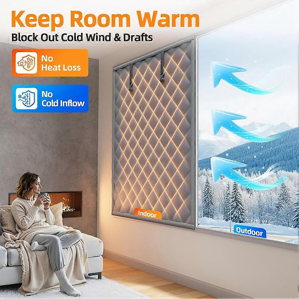 Window Insulation for Winter 39x60Inch Window Insulation Kit Thermal ...