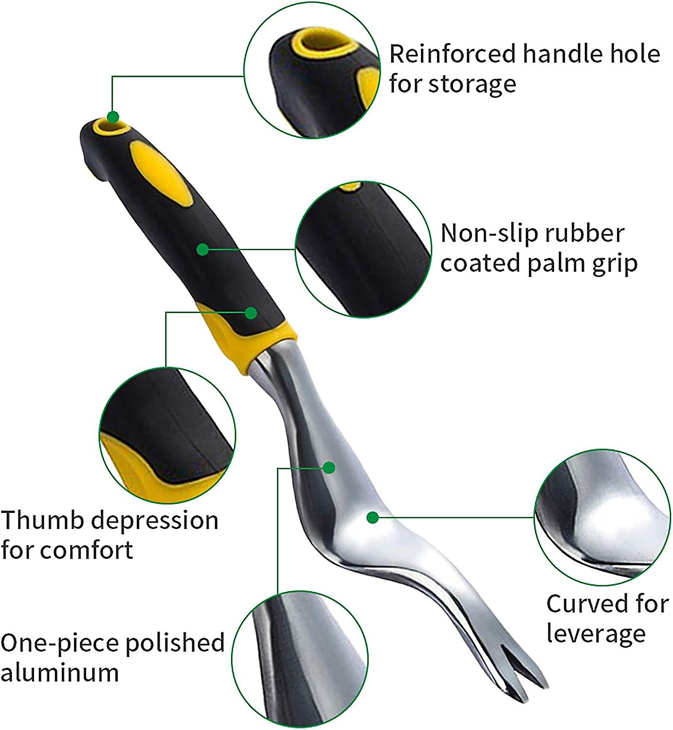 Handheld Weeder Dandelion Removal Tool, Garden Manual Weed Puller ...