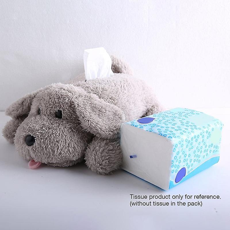 Plush Dog Toy Tissue Holder Cartoon Tissue Cover Paper Holder Napkin ...