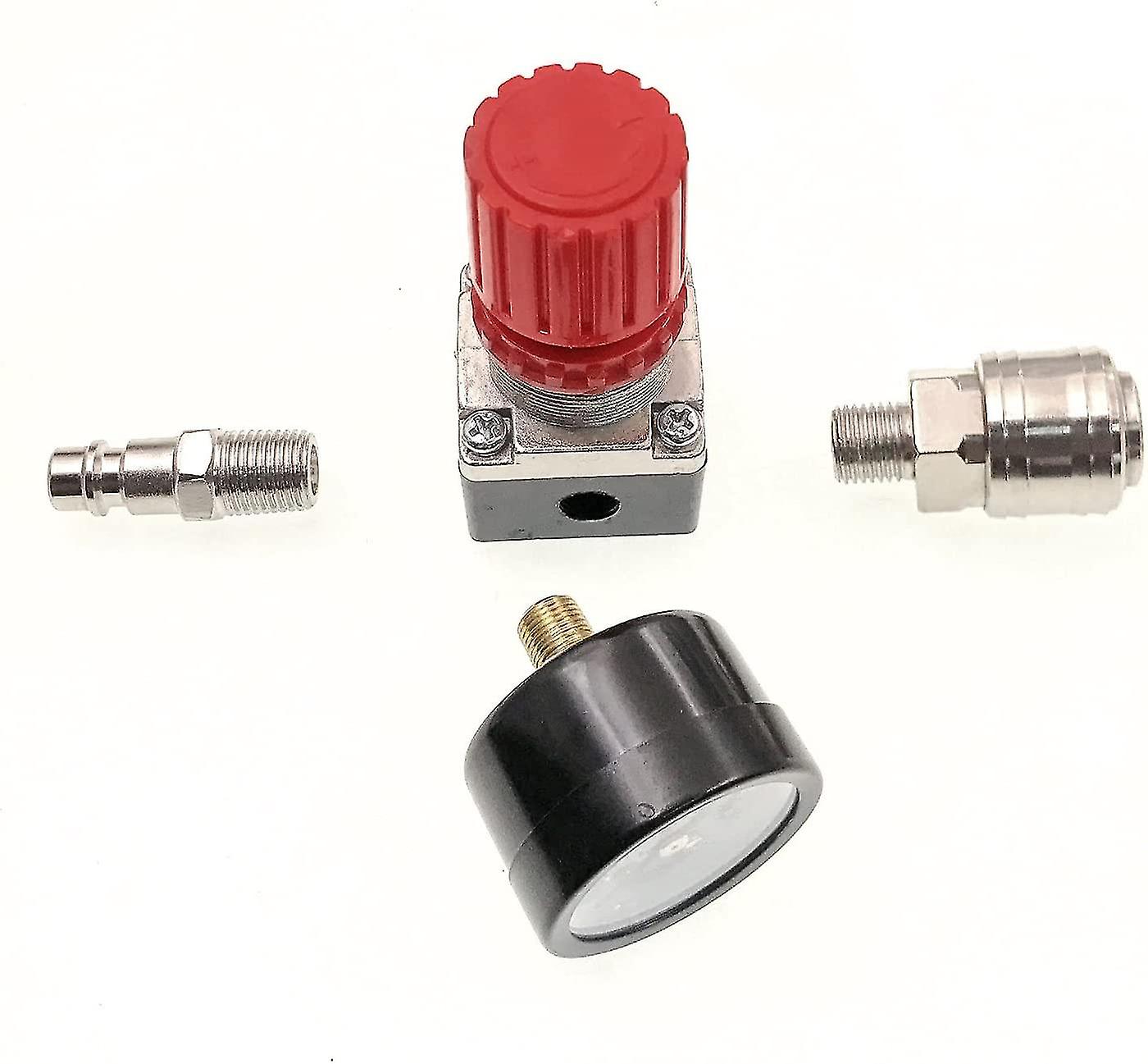 Air Compressor Pressure Regulator, Pneumatic Pressure Regulator 1/4 ...