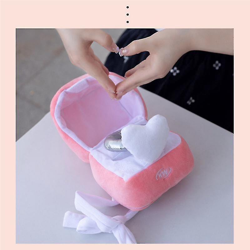 Ring Box Plush Toy Love Case Stuffed Couple Ring Surprise Gift Box ...