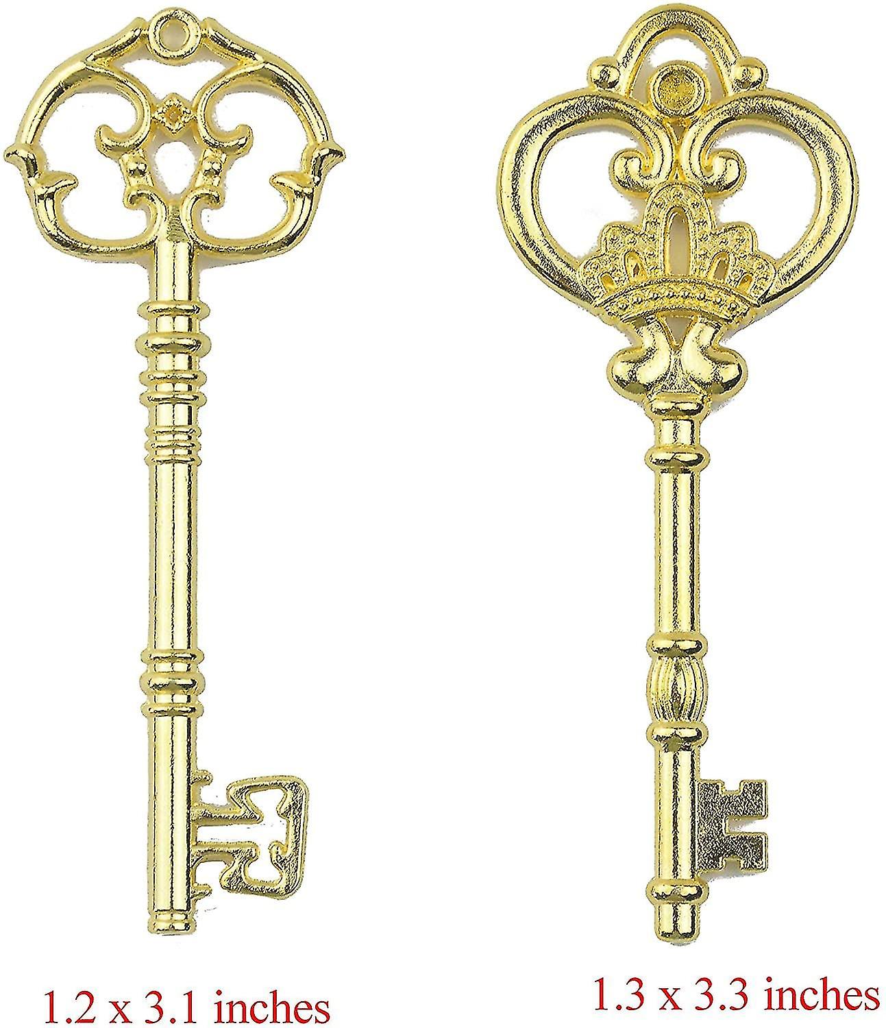Mixed Set Of 20 Extra Large Skeleton Keys In Antique Bronze - Set Of 20 ...