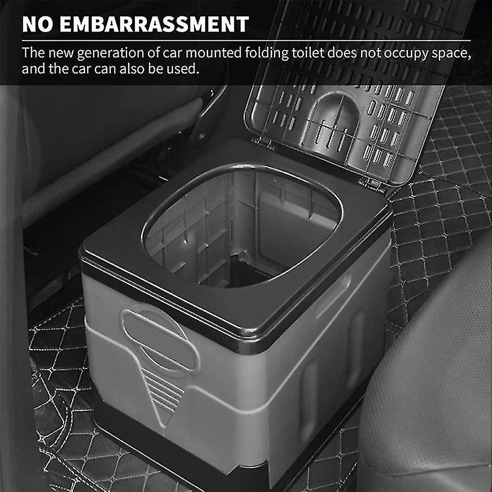 Outdoor Travel Portable Folding Toilet-camping Potty Waterproof Car ...