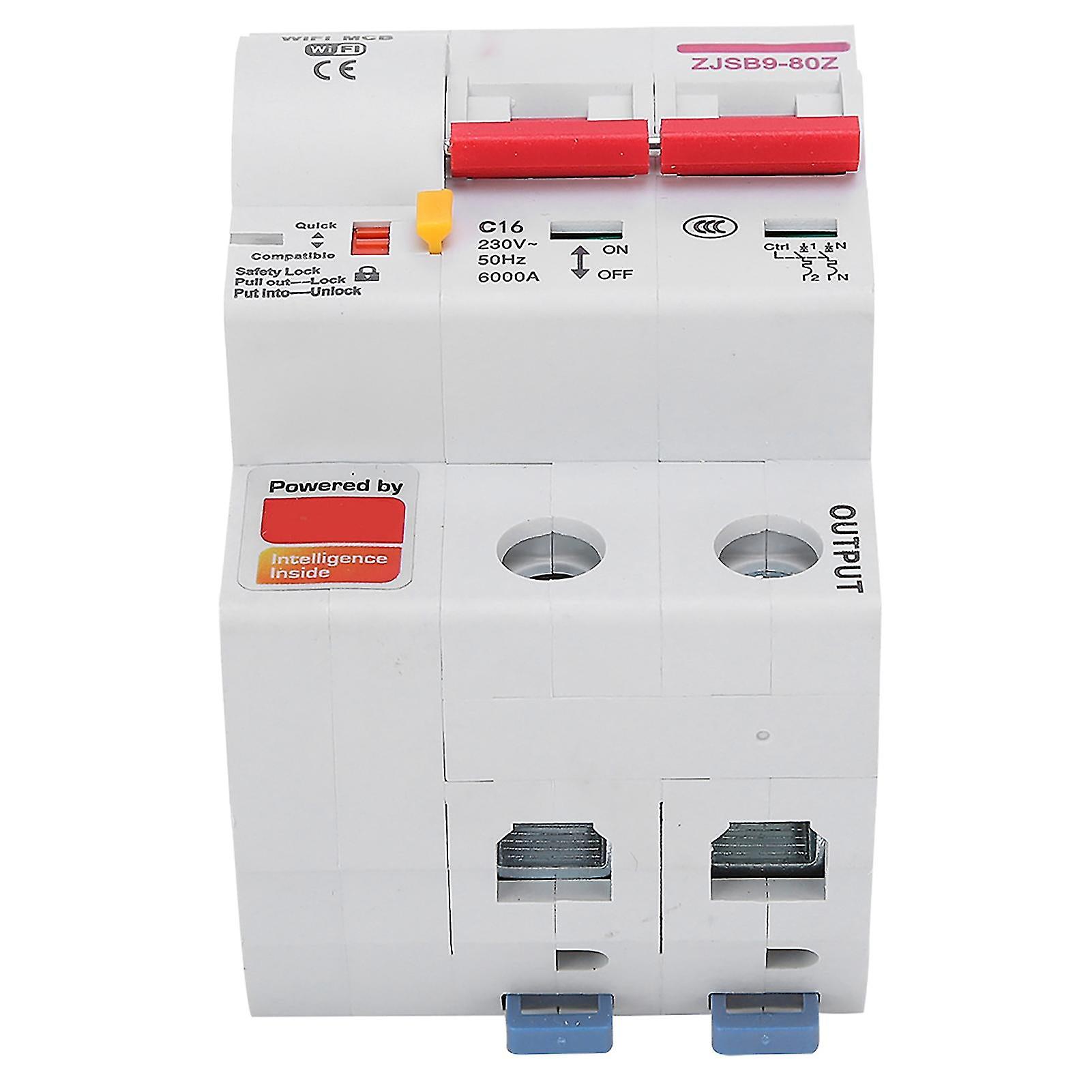 Smart wifi circuit breaker phone app remote switch pa66-dsm flame ...